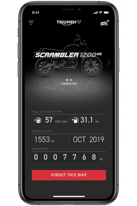 Triumph推出「My Triumph智慧連接系統」